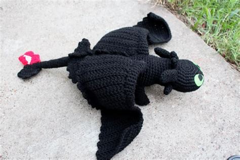 Crochet Toothless Pattern From How To Train Your Dragon • Craftdrawer