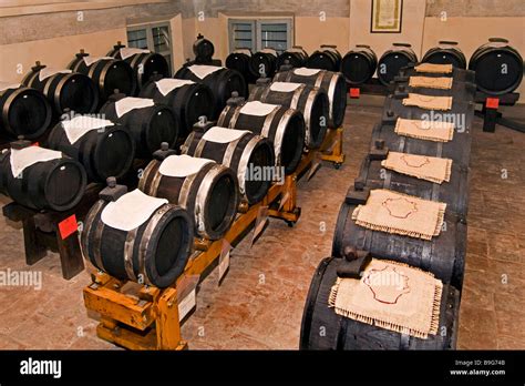 Battery Of Barrels Acetaia Of Consortium Traditional Balsamic Vinegar