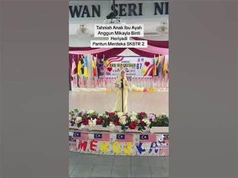 Johan 🥇pertandingan Pantun Merdeka Di Sekolah Bandar Tun Razak 2