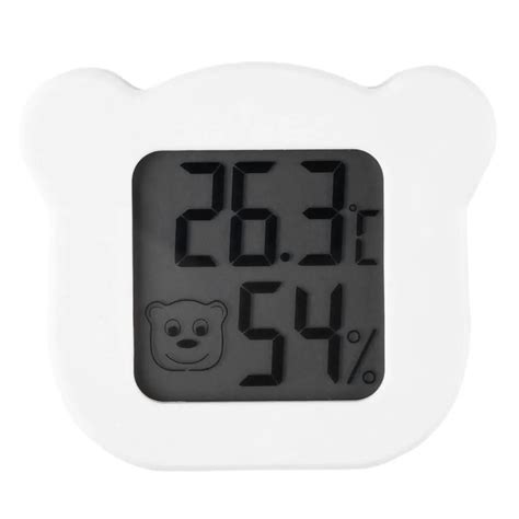 온습도측정기 Noklead Lcd 디지털 온도 습도 계량기 가정 실내 온도계 습도계 사무실용 기상 관측소 34 인치