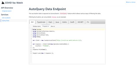 Github Netcoreapps Covidvaccinationwatch
