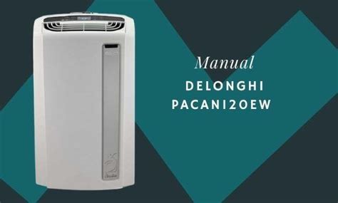 Delonghi Pacan120ew User Manual