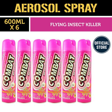 Bundle Of 6 Combat Flying Insect Killer Aerosol Spray Lazada Singapore