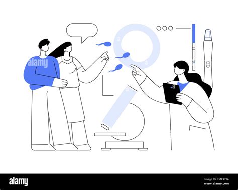 Infertility Diagnosis Abstract Concept Vector Illustration Stock Vector