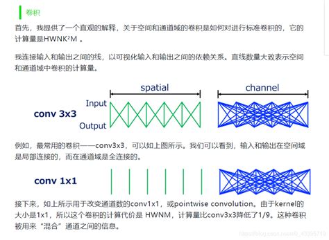 深度可分离卷积（depthwise separable convolution）简单介绍 csdn博客