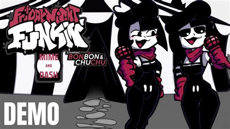 Friday Night Funkin Mime And Dash Demo Mod Youtube