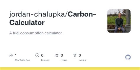 Github Jordan Chalupkacarbon Calculator A Fuel Consumption Calculator
