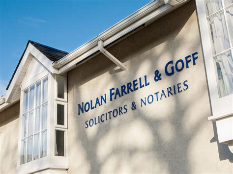 Nolan Farrell And Goff Solicitors And Notaries Becomes A Limited Liability Partnership Nolan