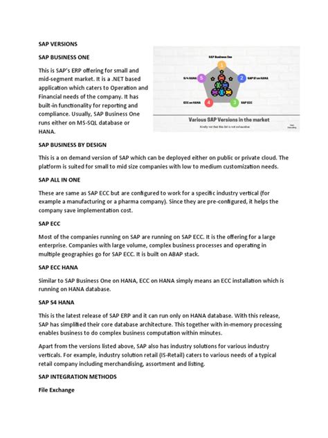 Sap Integration Methods Download Free Pdf Cloud Computing Software As A Service
