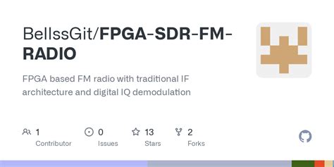 Github Bellssgitfpga Sdr Fm Radio Fpga Based Fm Radio With