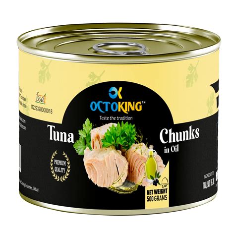 500g Octoking Tuna Chunks In Oil Packaging Type Tin At ₹ 280 Piece In Udupi