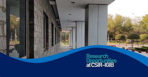 Research Opportunities At Csir Igib Walk In Interview