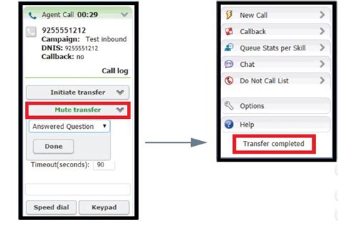 Agent Desktop Toolkit Transferring Calls