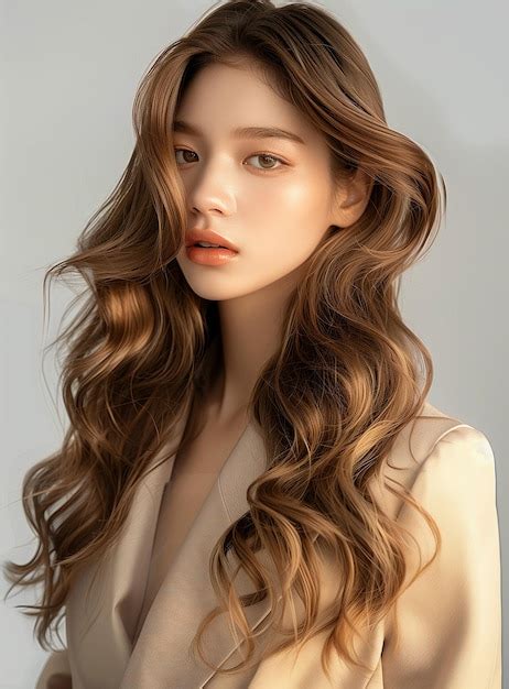 Premium Photo Hair Model