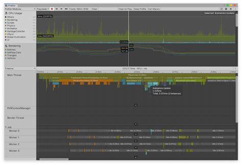 Cpu Usage Profiler 模块 Unity 手册 Cpu Usage Profiler 模块 Unity 手册