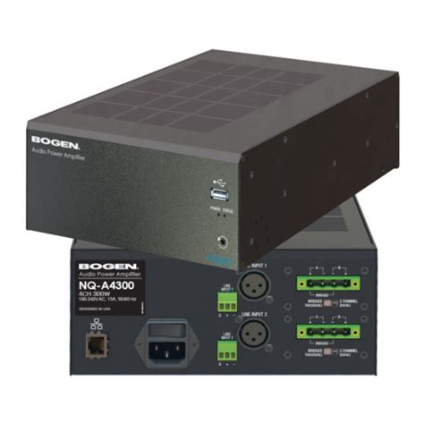 Bogen Nyquist Nq A4060 Installation And Use Manual Pdf Download Manualslib
