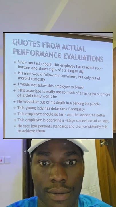Quotes From Actual Performance Evaluations Memememes Youtube