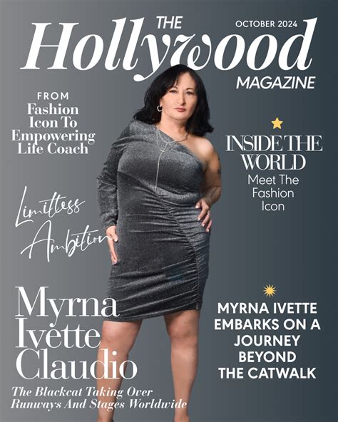 Myrna Ivette Claudio The Blackcat Taking Over Runways And Stages Worldwide The Hollywood Magazine