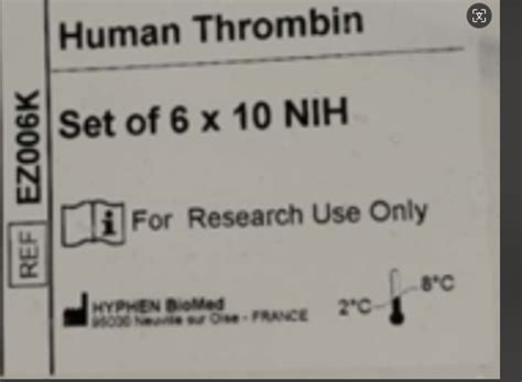 人凝血酶fiia Ez006k Hyphen Biomed Chemicalbook