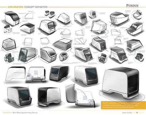 Mini Mass Spectrometer On Behance Industrial Design Sketch Medical Device Design Banner Ads