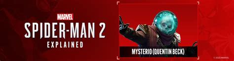 Marvels Spider Man 2 Explained Who Is Mysterio Quentin Beck Marvel