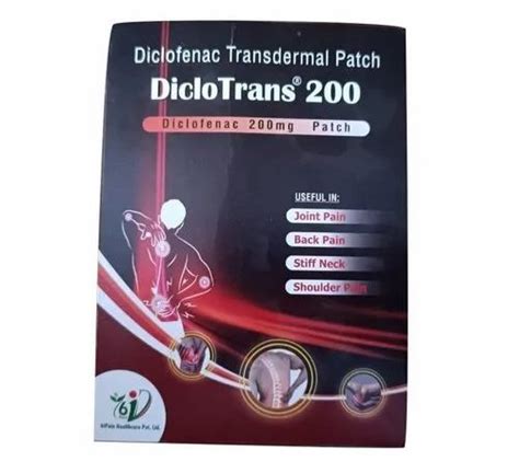 Diclofenac Transdermal Patch At ₹ 5380box Pain Relief Patch In