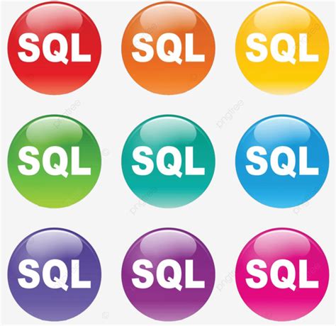 Sql Icons Vector Files Color Vector Vector Files Color Png And