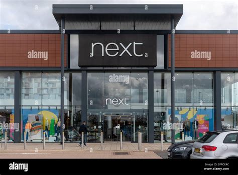 Next Clothes Shop Front And Sign In A Retail Park England Uk Stock