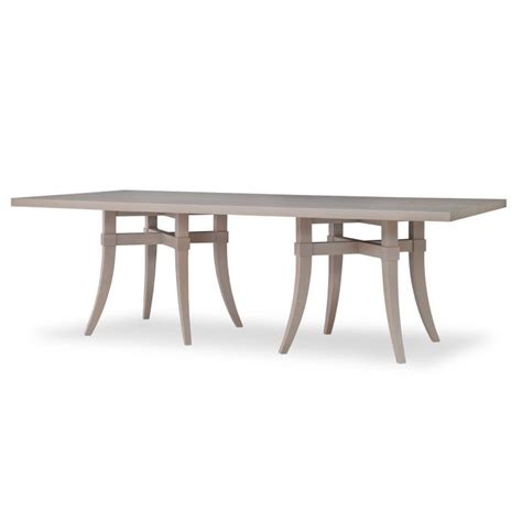 Newton Double Pedestal Rectangular Dining Table