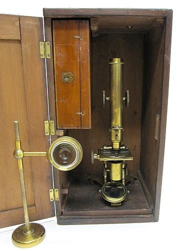Pike Maker 518 Broadway New York No 120 Large Microscope With