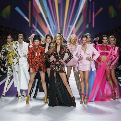 Premium Photo Models At Fashion Show