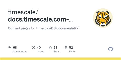 content architecture md at master · timescale docs