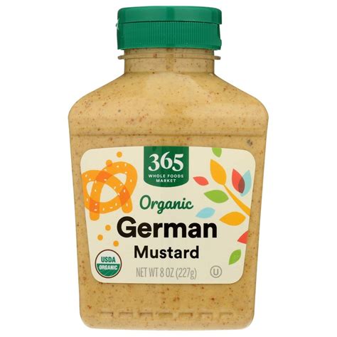 365 By Whole Foods Market Organic German Mustard 8 Oz Discover The Worlds Best Foods At