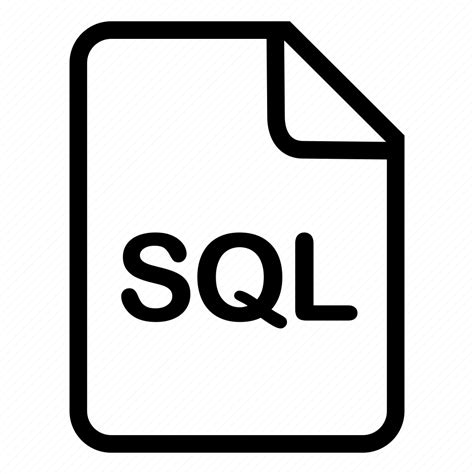Document File Sql Icon Download On Iconfinder