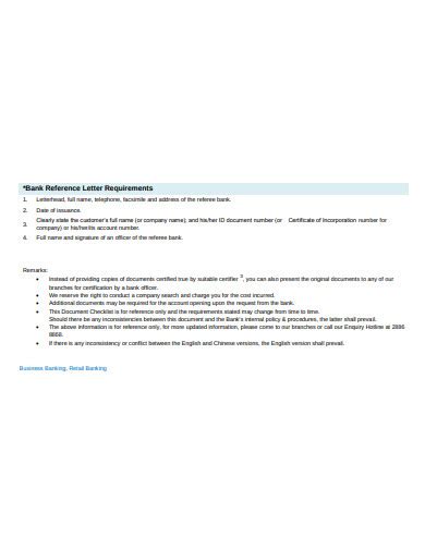 4 Retail Reference Letter Templates In Pdf