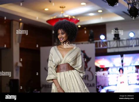 220828 Addis Ababa Aug 28 2022 A Model Presents A Creation