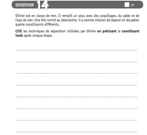 La Matiere Ce1d 2019 Question 14 Sciences Pour Les Allophones