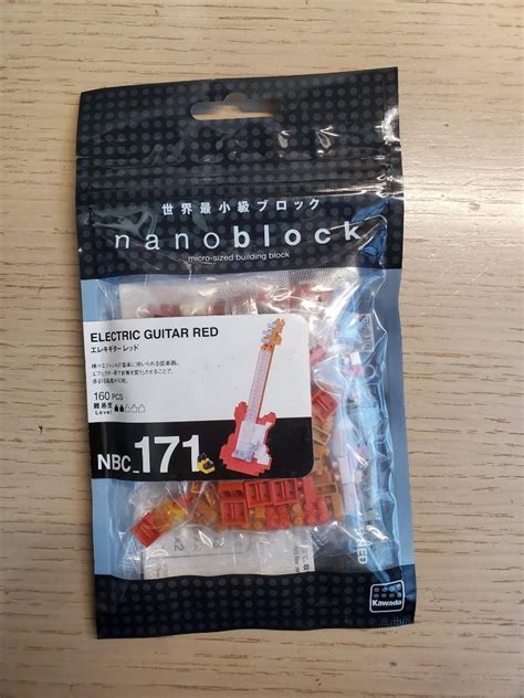 Nano Block Nbc171 Electric Guitar Red 興趣及遊戲 玩具 And 遊戲類 Carousell