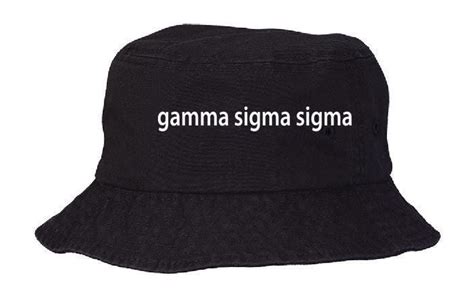 Gamma Sigma Sigma Gamma Sigma Sigma Bucket Hat — Greeku