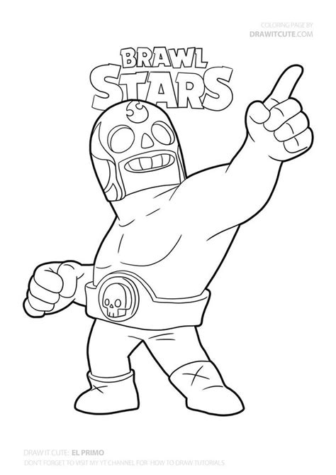 Desene Din Creion Brawleri Colt Imagini De Colorat Cu Brawl Stars My