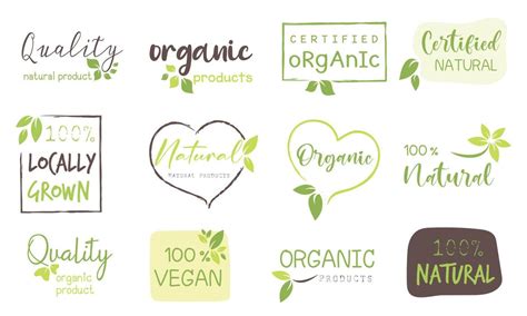 Natural Organic Logo Vector Art Icons And Graphics For Free Download