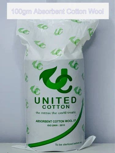 White 100gm Absorbent Cotton Wool For Clinic 100 Gram At ₹ 25piece