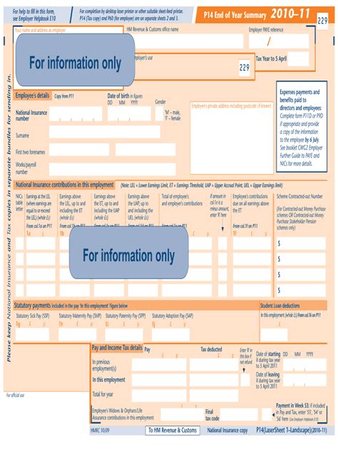 Blank P60 Form Download Fill Out And Sign Printable Pdf Template