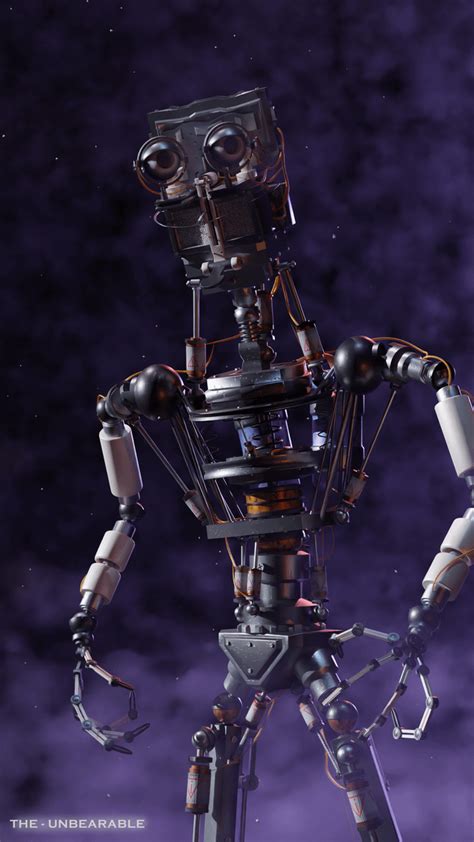 A Few Renders I Made Of My Realistic Fnaf 1 Endoskeleton Model R