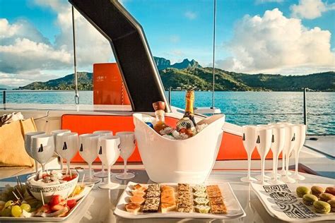 Luxury Private Catamaran Bora Bora Sunset Sailing Experience
