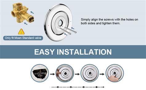 Shower Faucet Cover Plate Replacement For Moen 16090 Shower Escutcheon