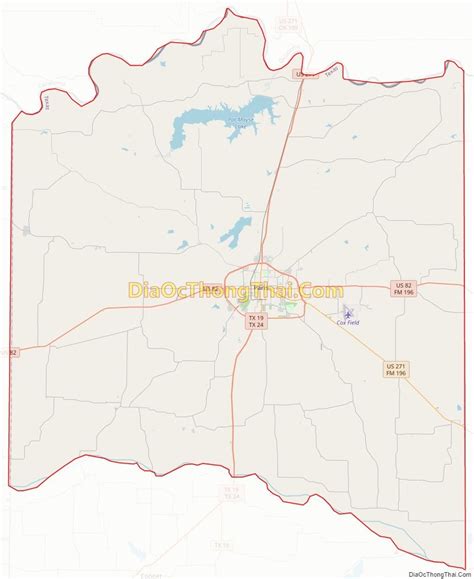 Map Of Lamar County Texas Thong Thai Real