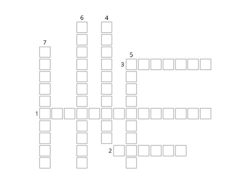 Substance Abuse Puzzle Crossword