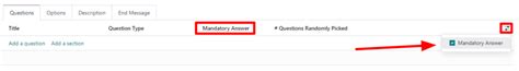 Create Surveys — Documentation Odoo 180