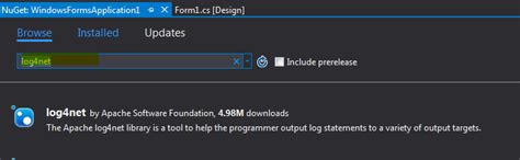 Add A Dependency To C Windows Forms Application In Ms Visual Studio